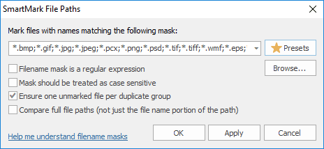Mark Duplicate Files for Processing