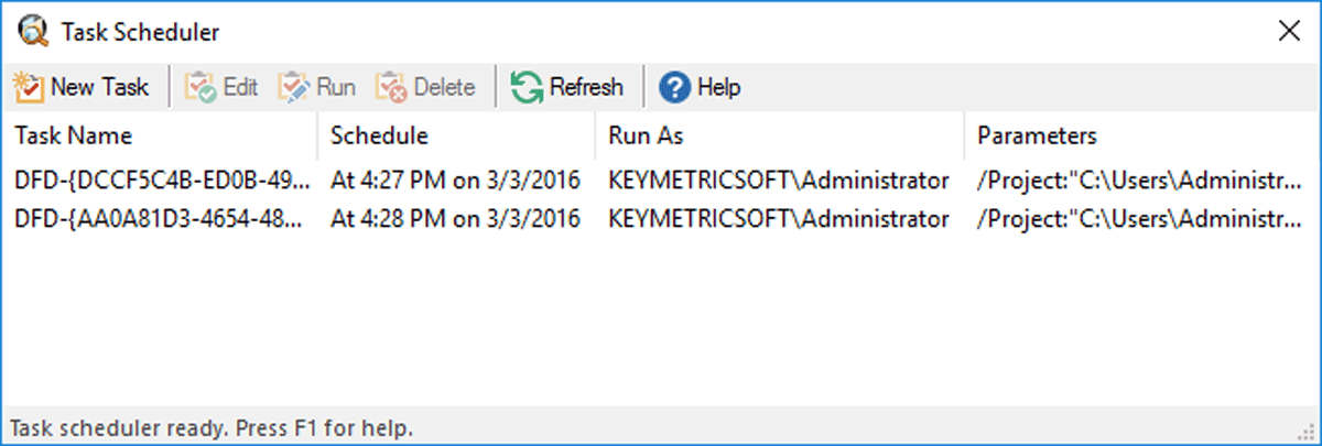 Duplicate File Report Scheduler